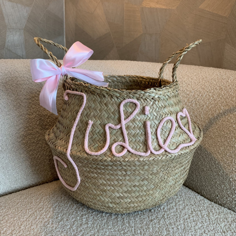 Speelgoedmand met naam – Atelier Tilou